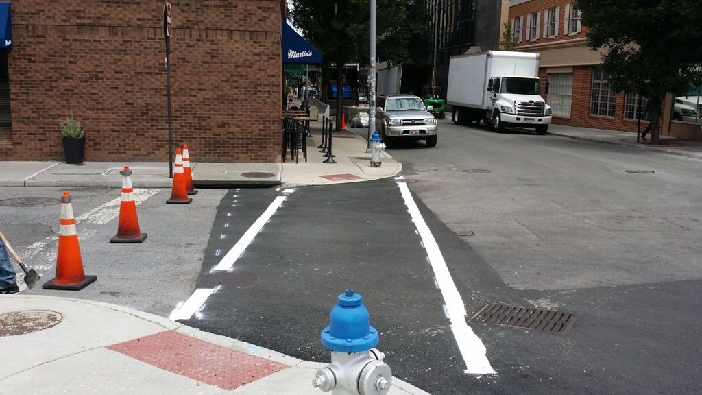 Roanoake Thermoplastic Crosswalks and Stop Bars Before and After ...
