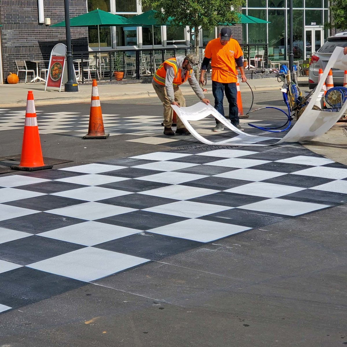 Winners Flag Crosswalk, North Hills, Raleigh NC | Projects ...