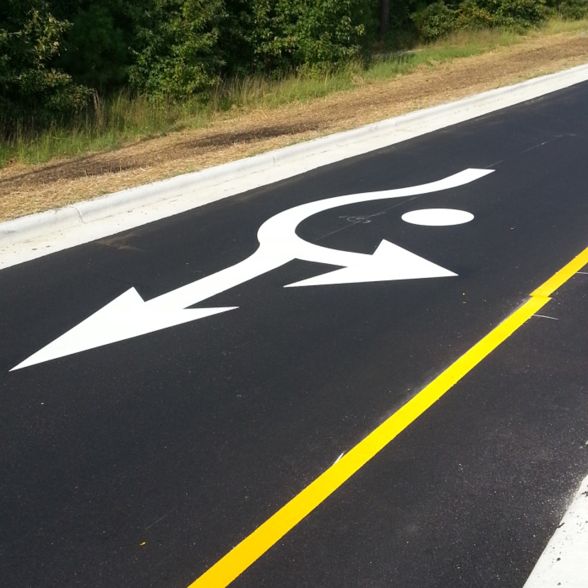 Thermoplastic -Preform | Projects | Sealcoating, Line Striping ...